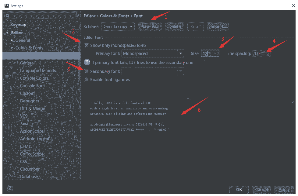 设置 Intellij Idea 主题和字体的方法 · 史上最简单的 Intellij Idea 教程